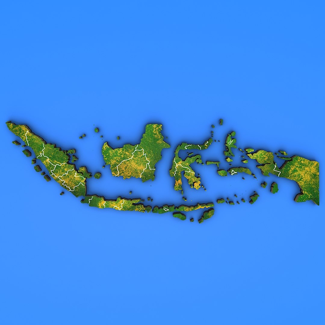 3d Indonesia Country