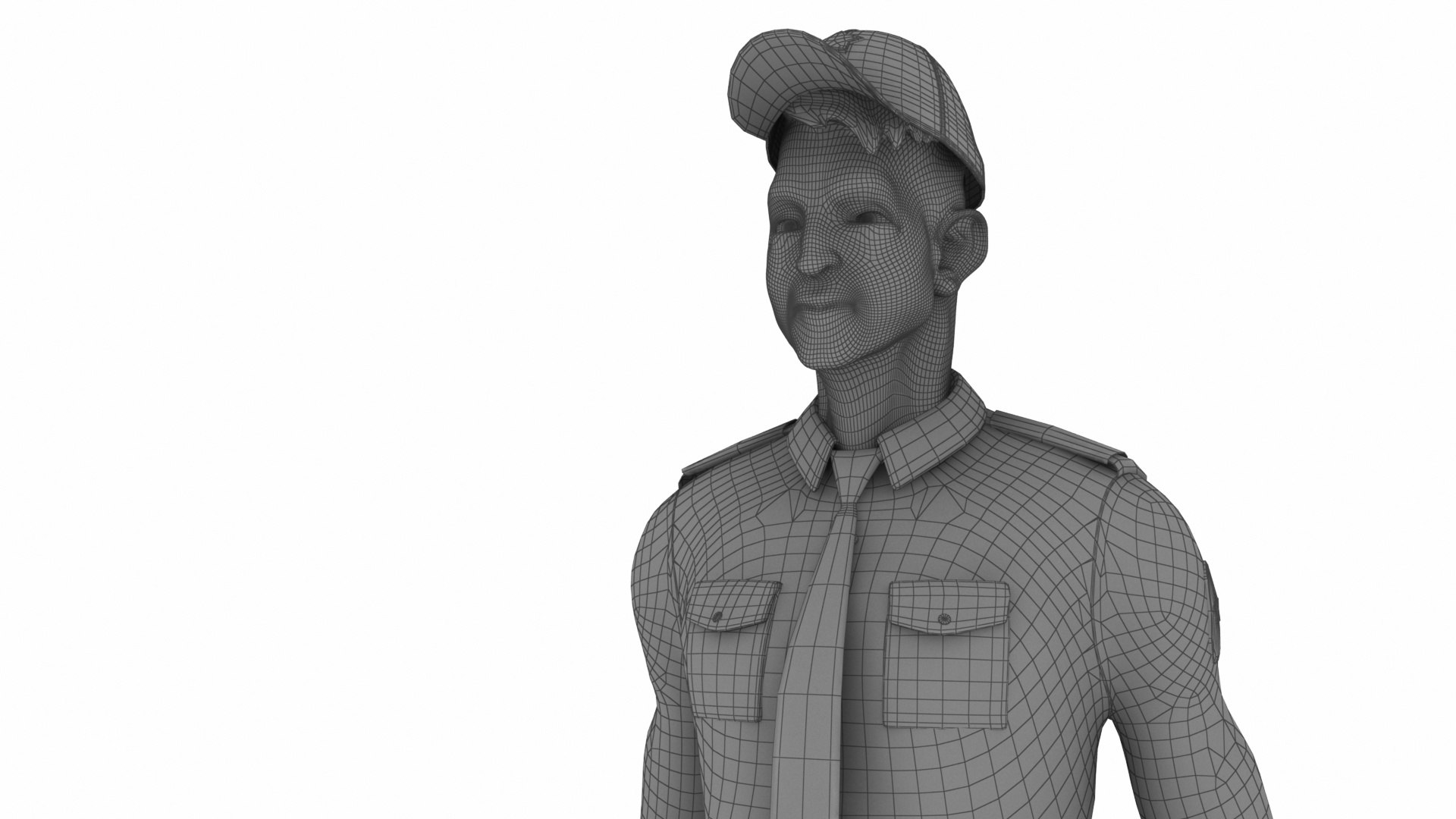 Security man 3D model - TurboSquid 1539157