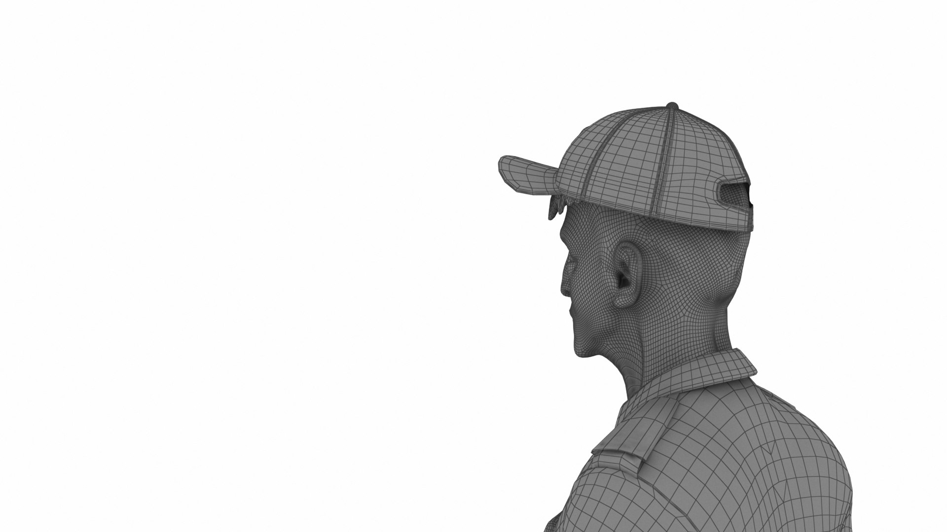 Security man 3D model - TurboSquid 1539157