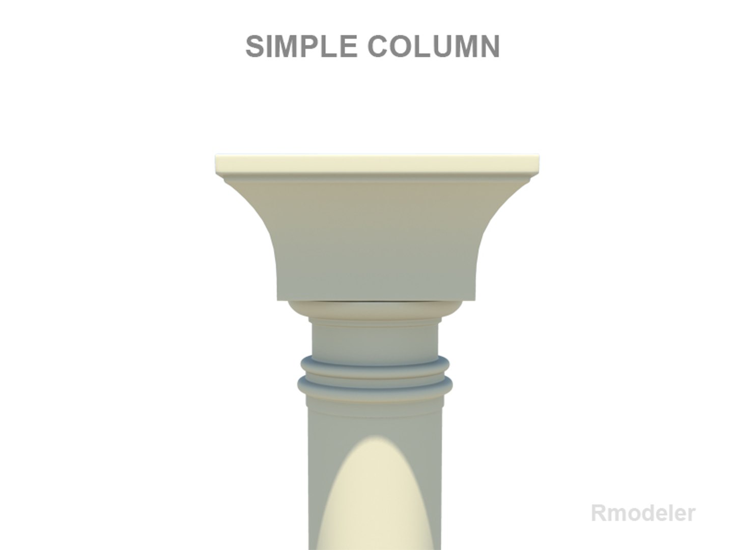 3d column simple