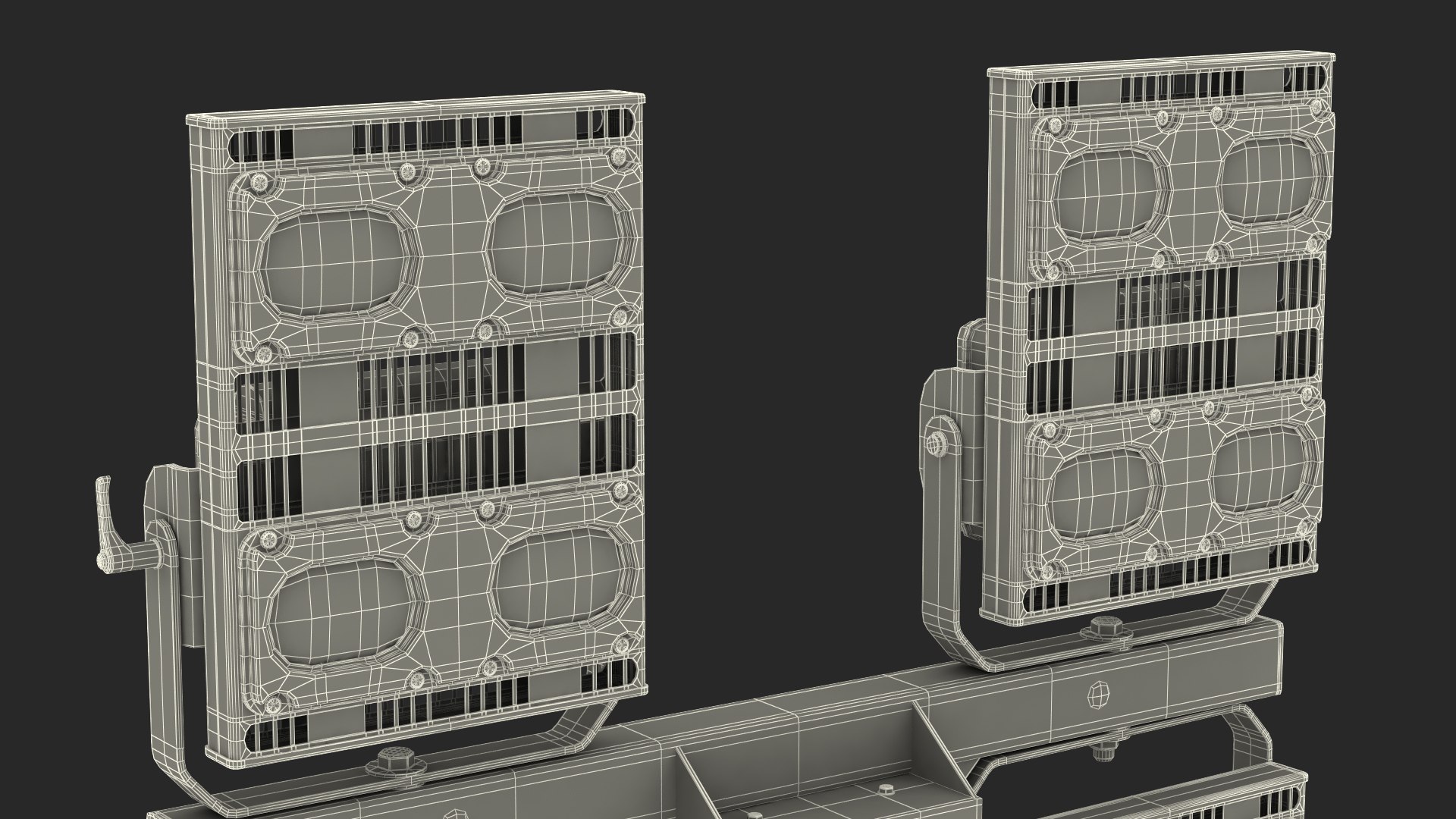 3D Mobile Generator Lighting Mast Model - TurboSquid 1546375