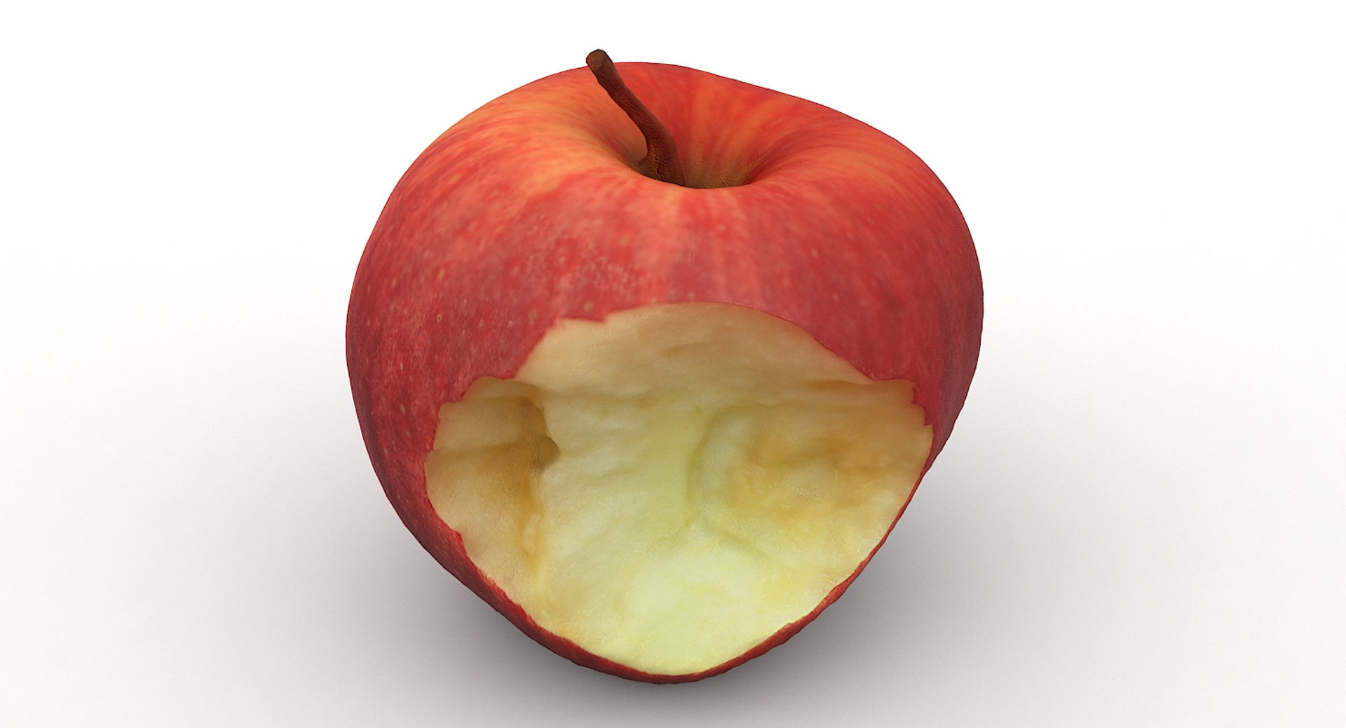Bitten Apple Model - TurboSquid 1259047