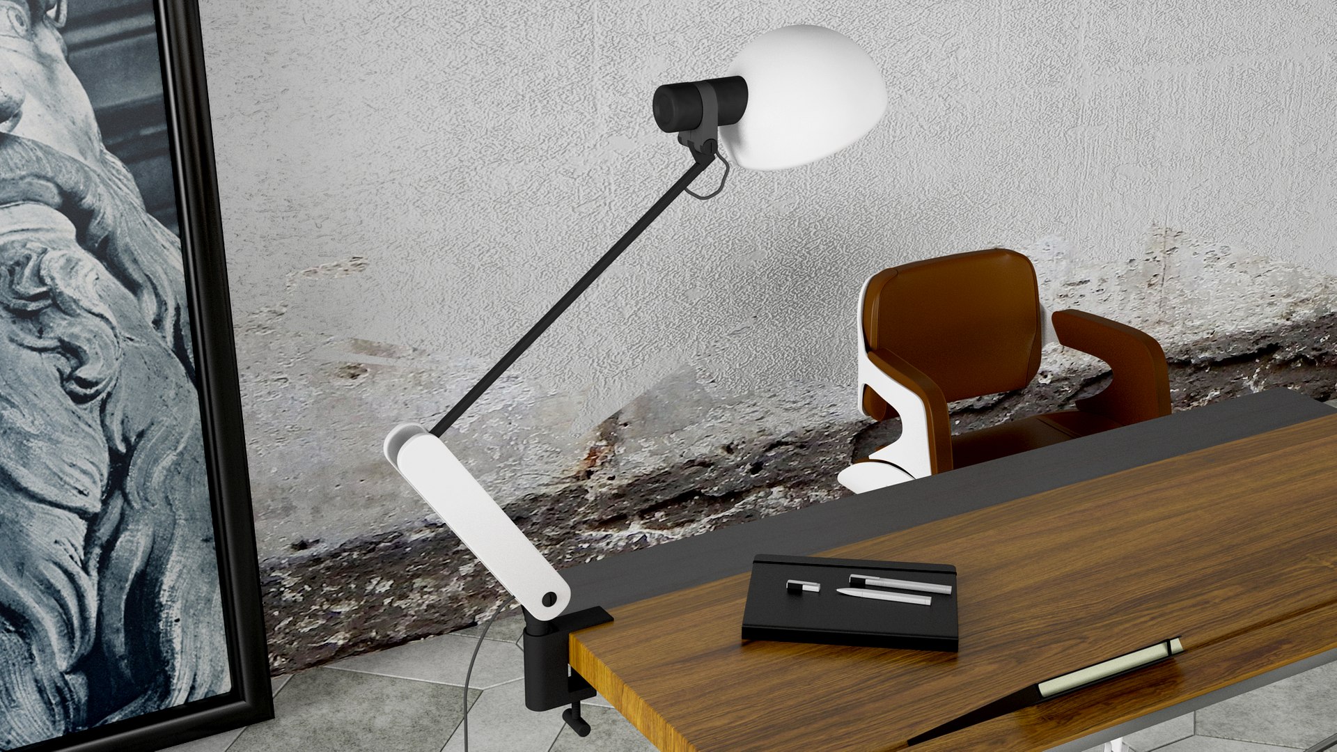 Guz Desk Lamp 3D model - TurboSquid 1862307