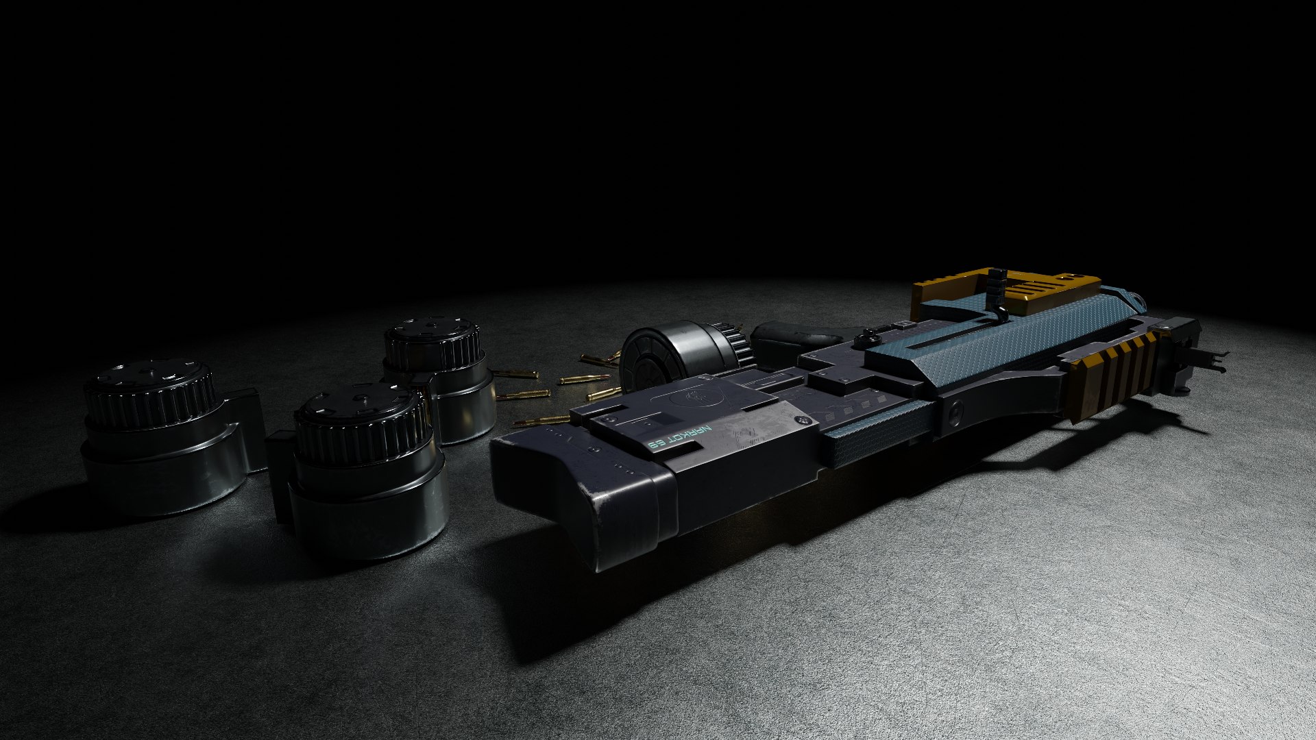 Narkot 69 SMG Low-poly 3D Model - TurboSquid 1930142