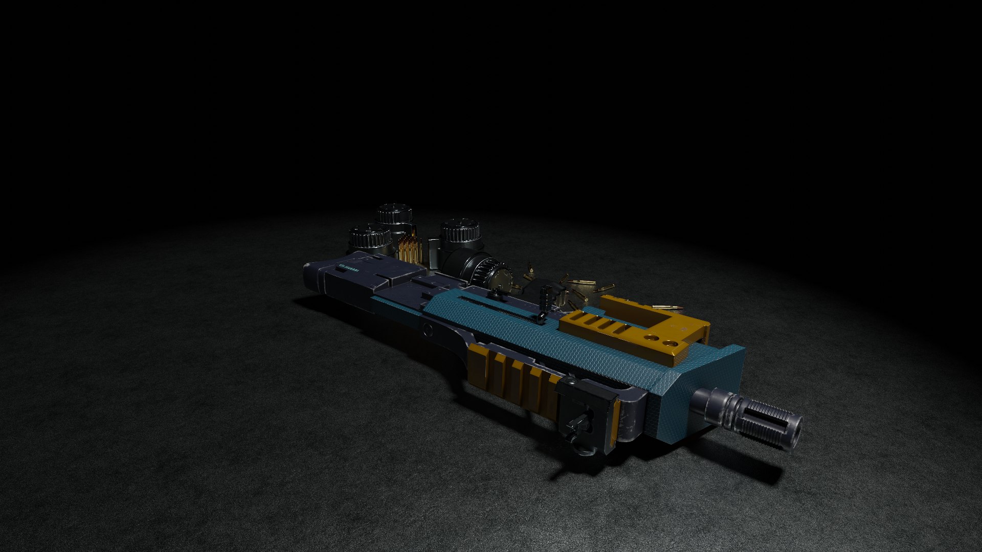 Narkot 69 SMG Low-poly 3D Model - TurboSquid 1930142