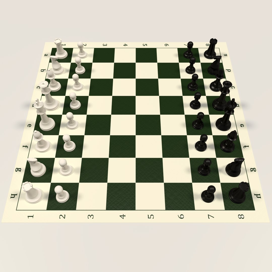 3d Model Chess Set