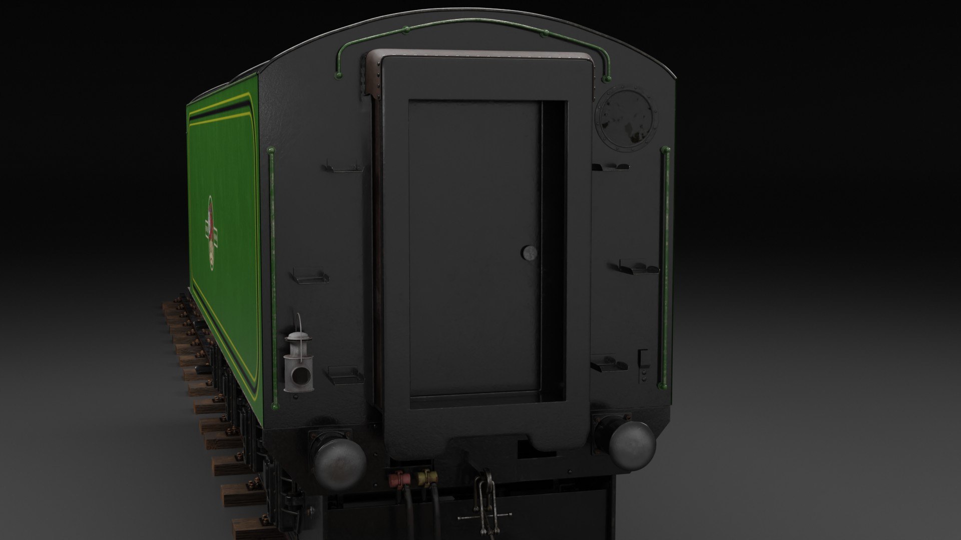 Flying Scotsman Steam Train Tender 3D Model - TurboSquid 2016167