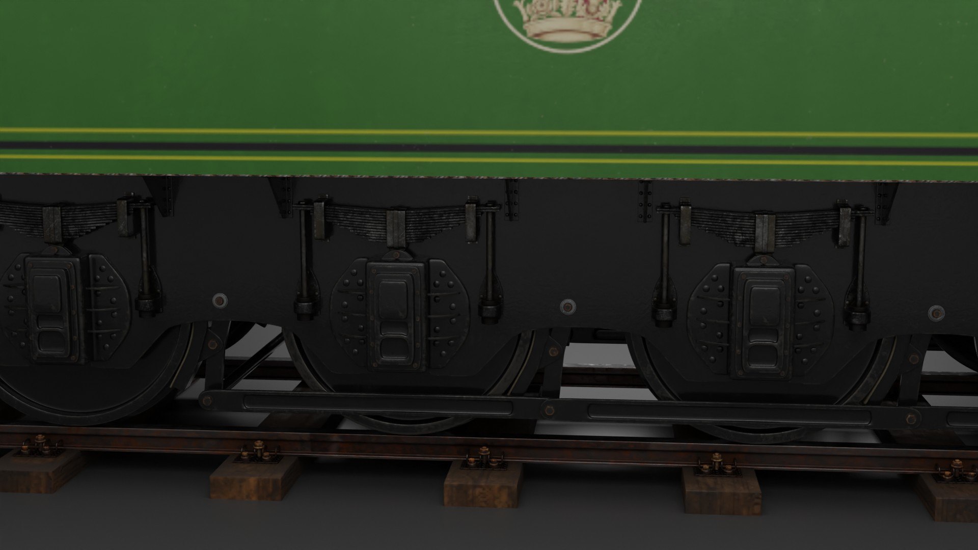 Flying Scotsman Steam Train Tender 3D Model - TurboSquid 2016167