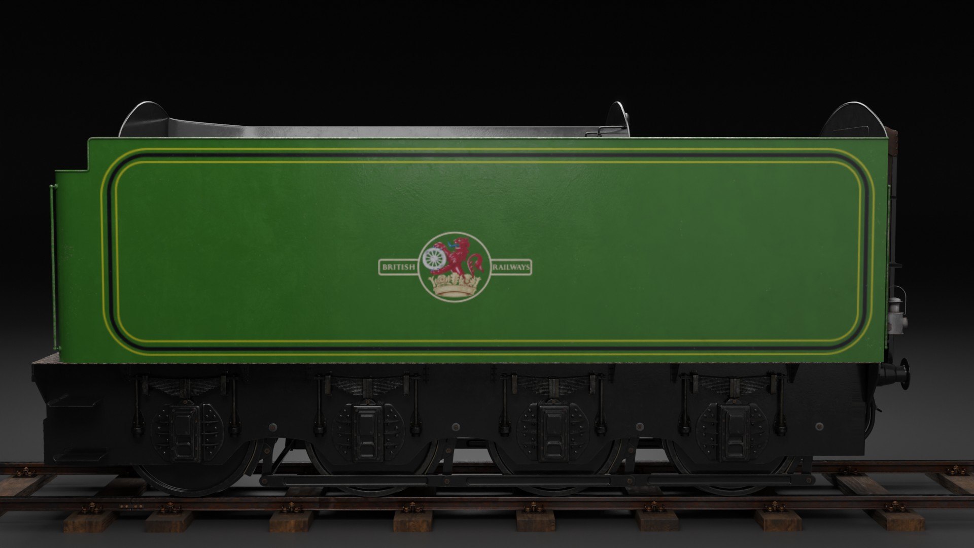 Flying Scotsman Steam Train Tender 3D Model - TurboSquid 2016167