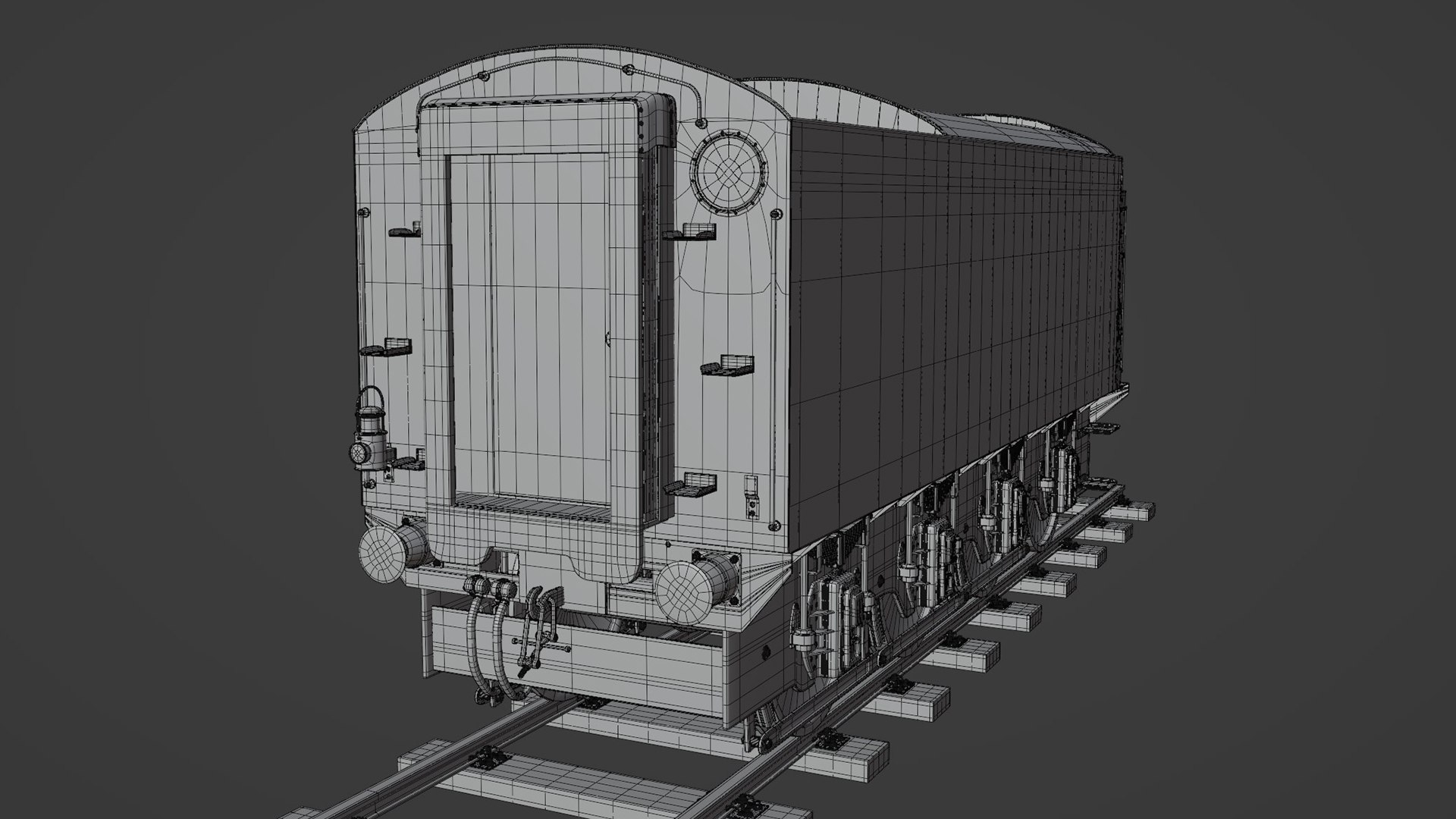 Flying Scotsman Steam Train Tender 3D Model - TurboSquid 2016167