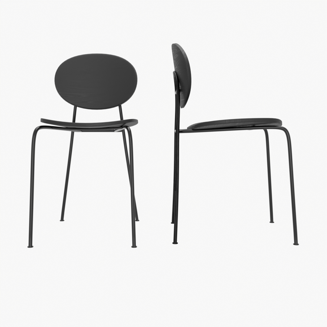 Black Chair 3D - TurboSquid 2019859