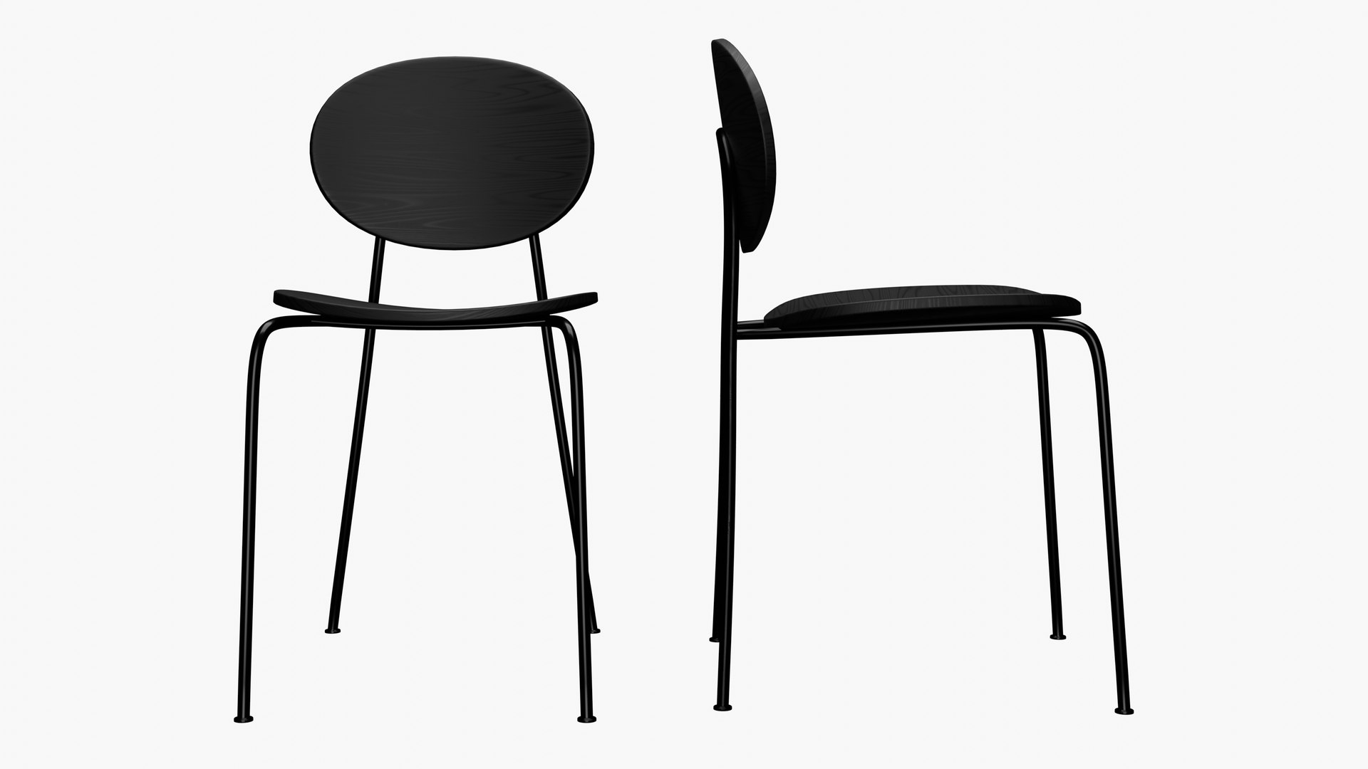 Black Chair 3D - TurboSquid 2019859