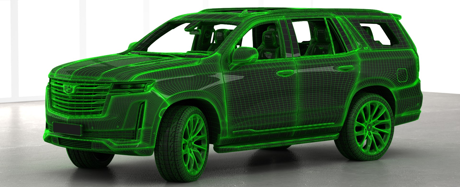 Realistic cadillac escalade 2021 3D model - TurboSquid 1580337