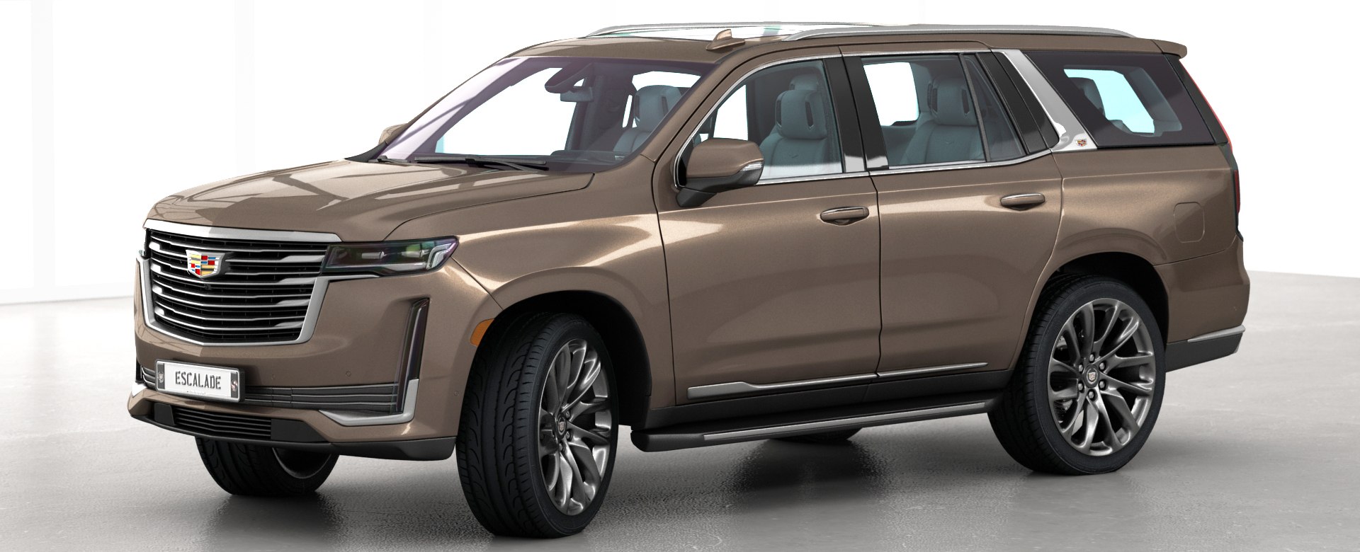 Realistic Cadillac Escalade 2021 3D Model - TurboSquid 1580337