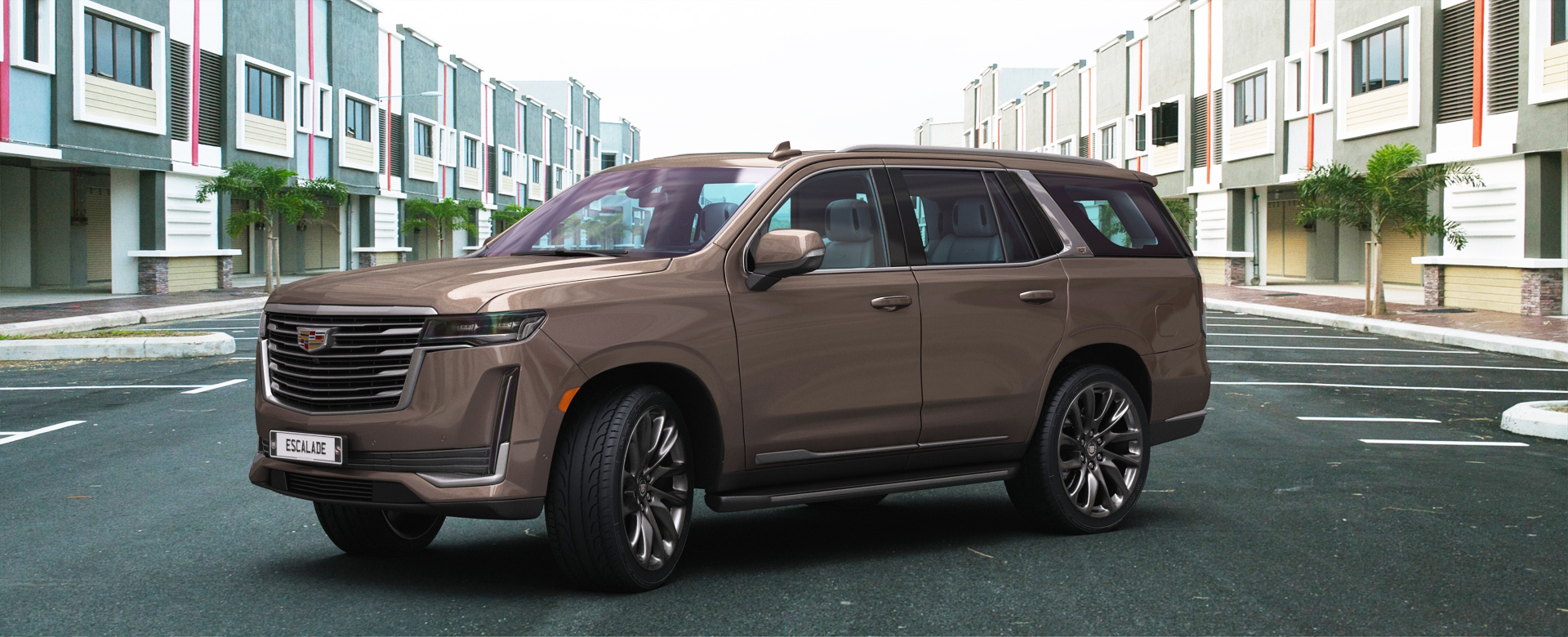 Realistic Cadillac Escalade 2021 3D Model - TurboSquid 1580337