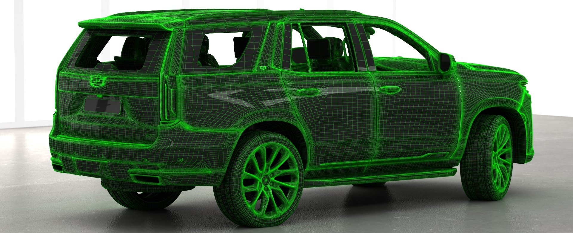 Realistic cadillac escalade 2021 3D model - TurboSquid 1580337