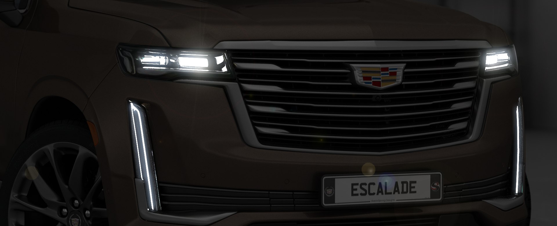 Realistic cadillac escalade 2021 3D model - TurboSquid 1580337
