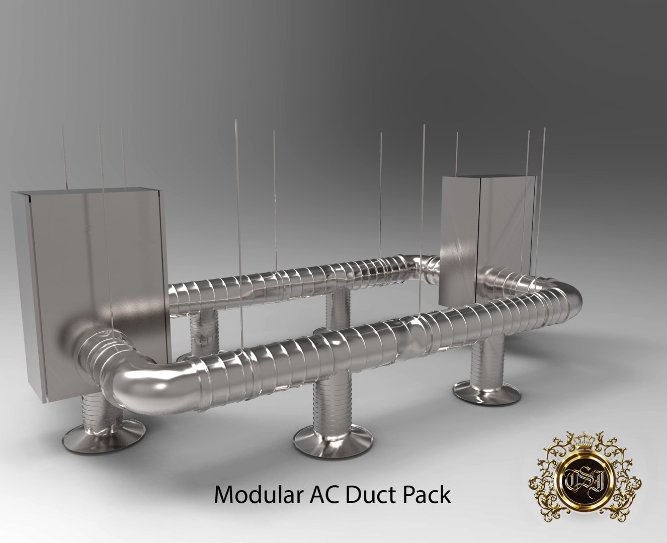 Modular Duct Pack Obj