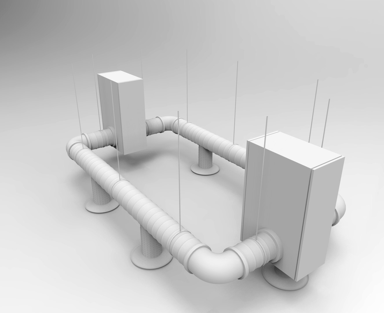 Modular Duct Pack Obj