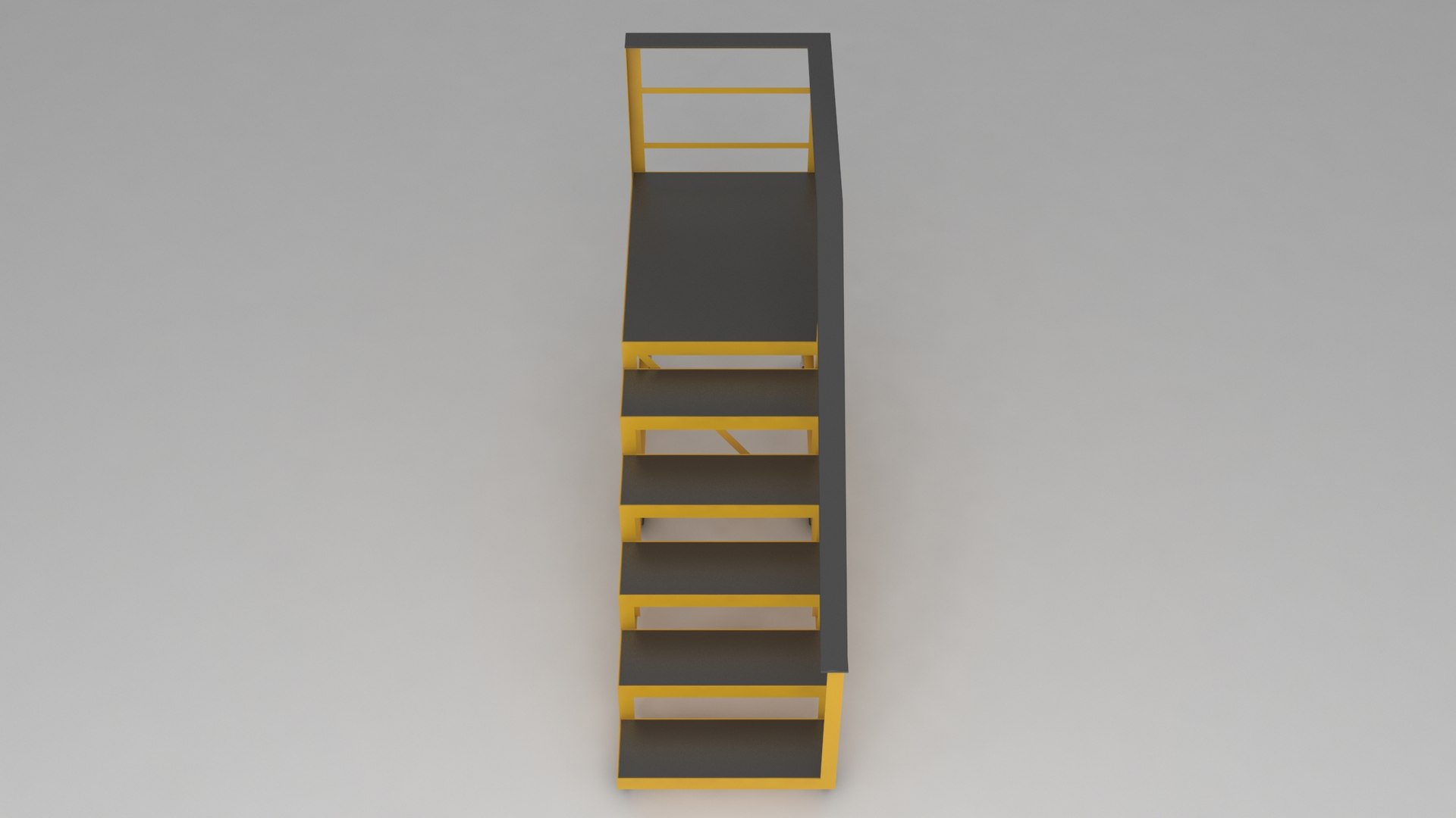 Ladder Work Stairs Model - TurboSquid 1425031