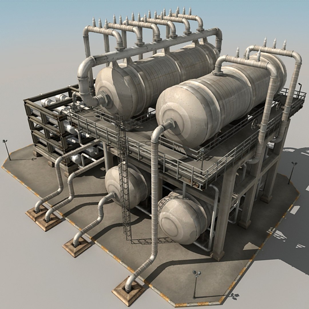 3d Refinery Parts