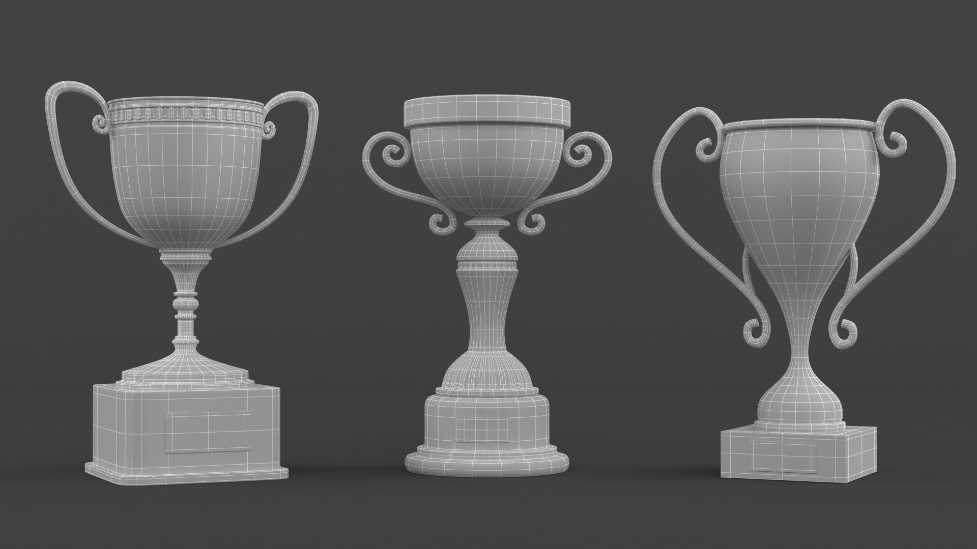 Trophy Cups 3D model - TurboSquid 2031411