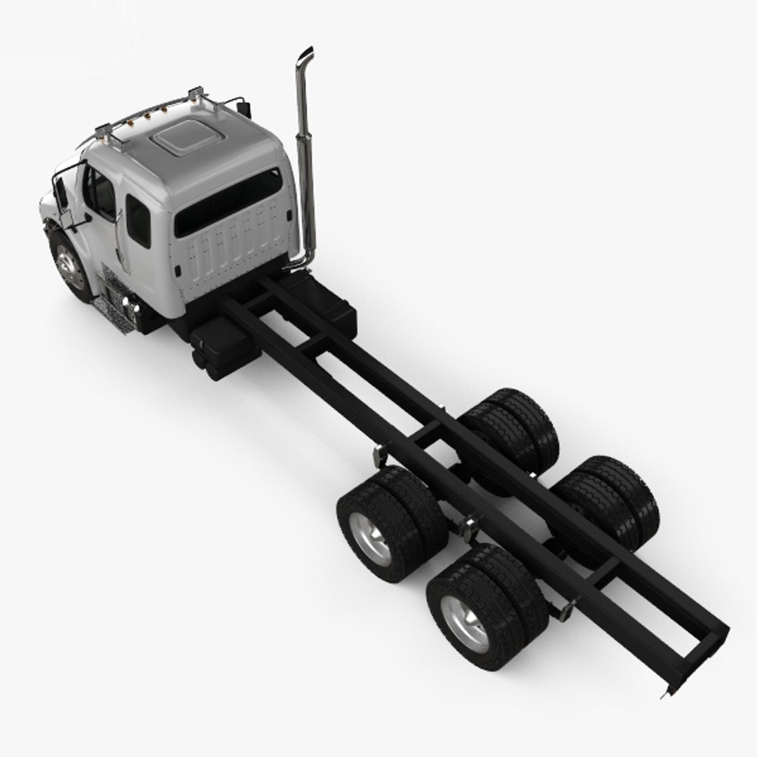 3D freightliner m2 extended - TurboSquid 1479518