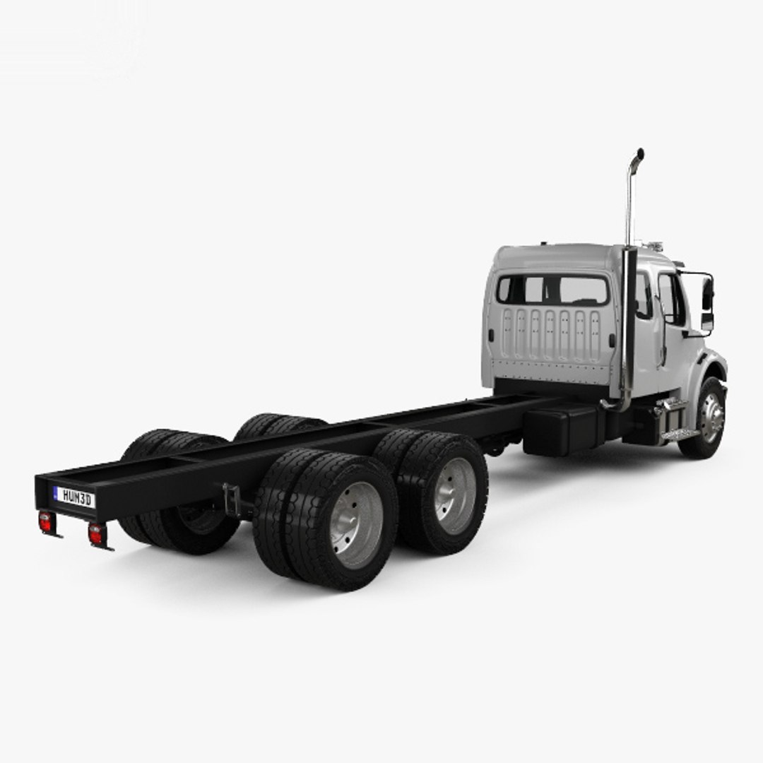 3D freightliner m2 extended - TurboSquid 1479518