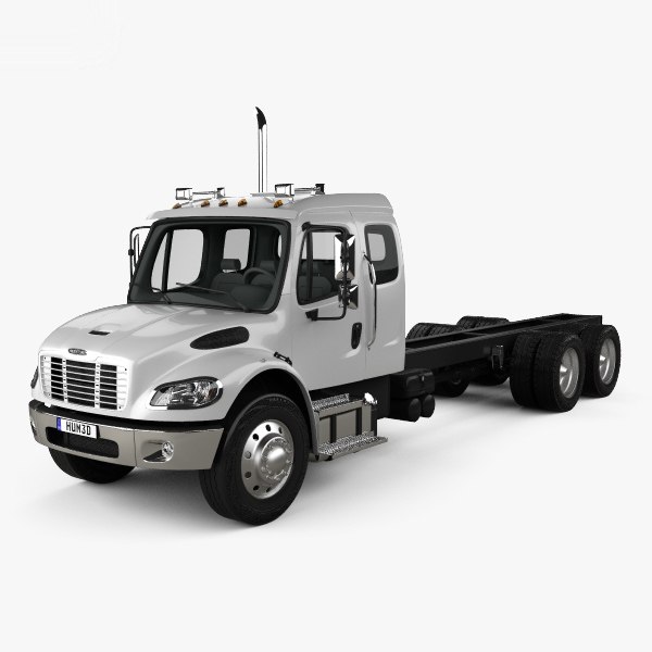 3D freightliner m2 extended - TurboSquid 1479518