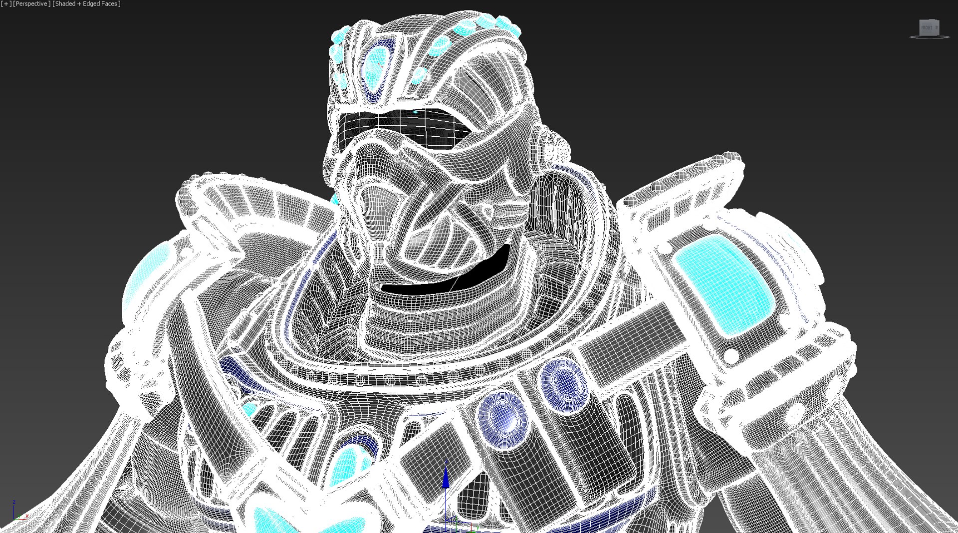 Sci-fi Armor Set 3d Model