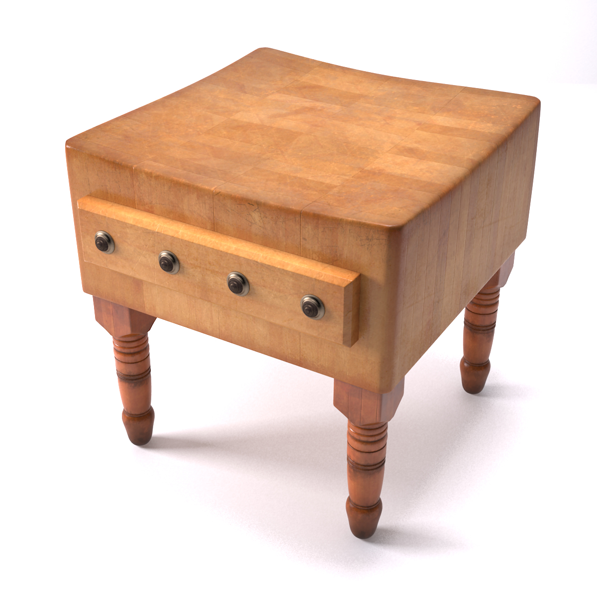 butcher block 3d max