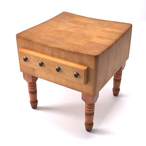Butcher Block 3D Models for Download | TurboSquid