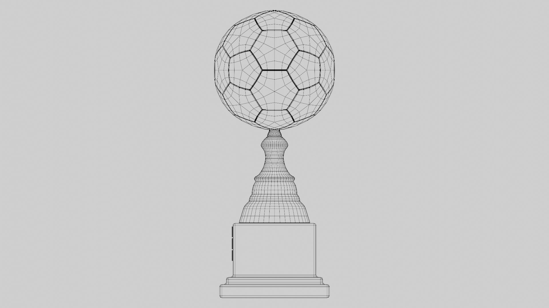 3D Soccer Trophy - TurboSquid 2104256