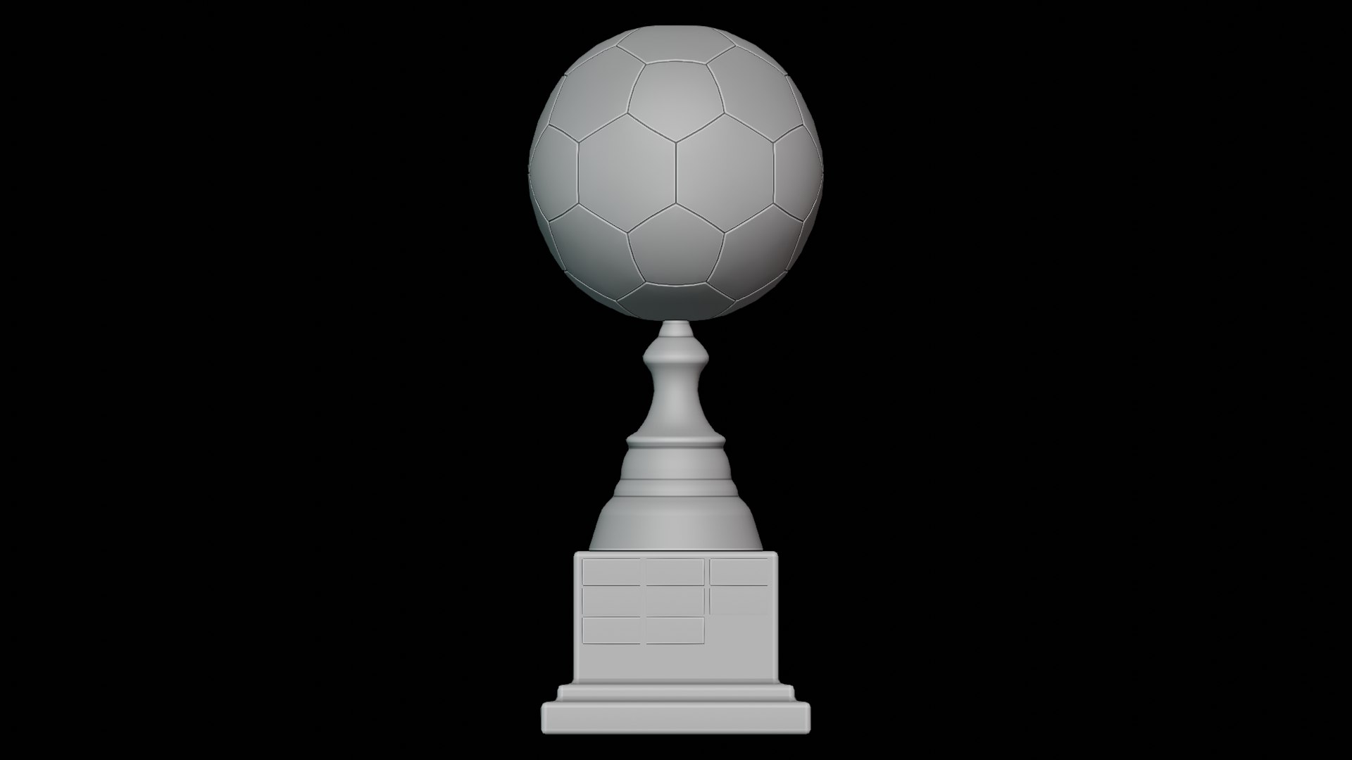 3D Soccer Trophy - TurboSquid 2104256