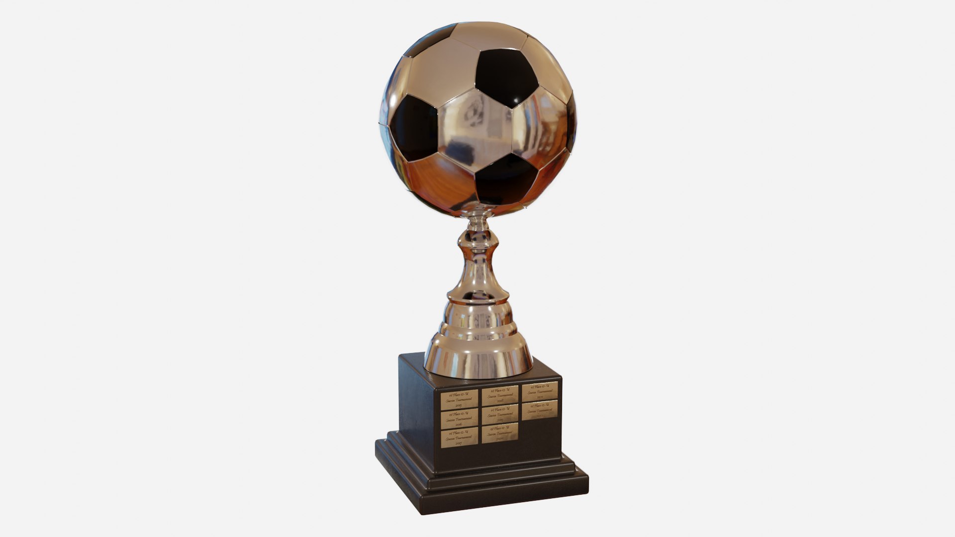 3D Soccer Trophy - TurboSquid 2104256
