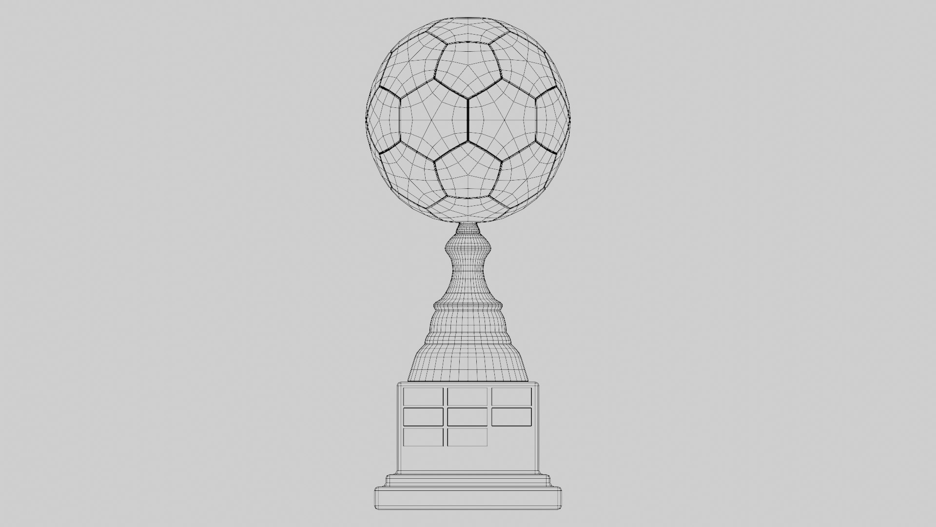 3D Soccer Trophy - TurboSquid 2104256