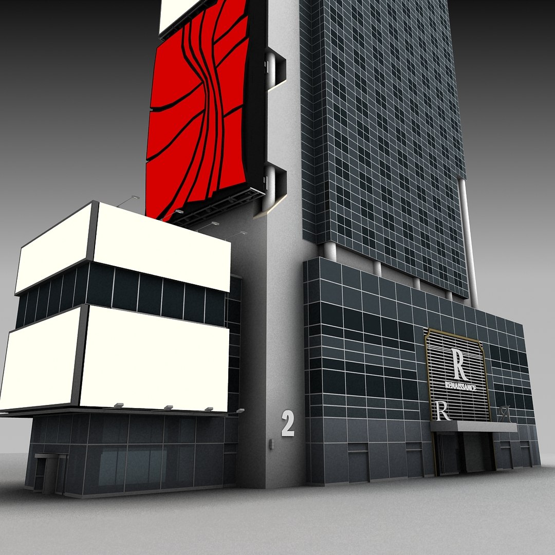 3d model renaissance building