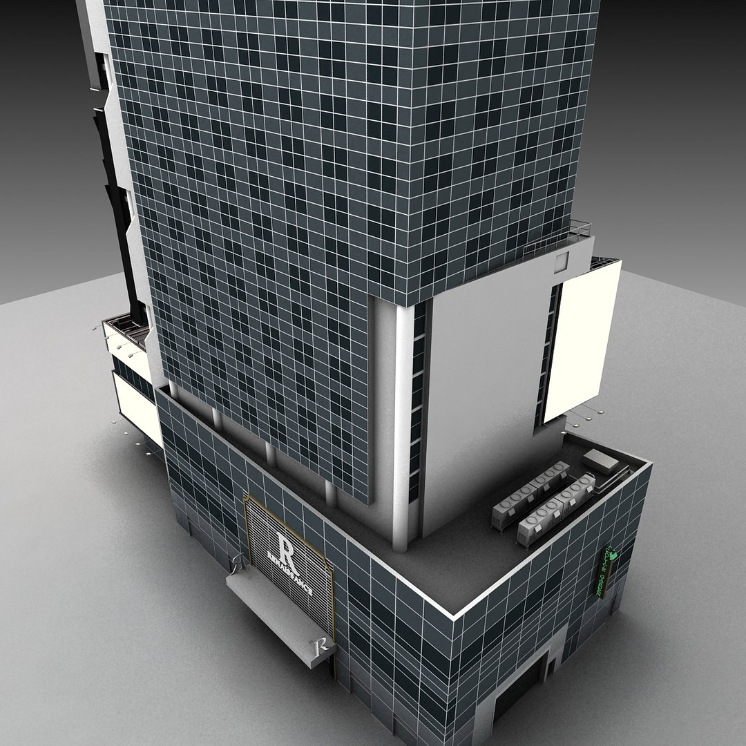 3d Model Renaissance Building
