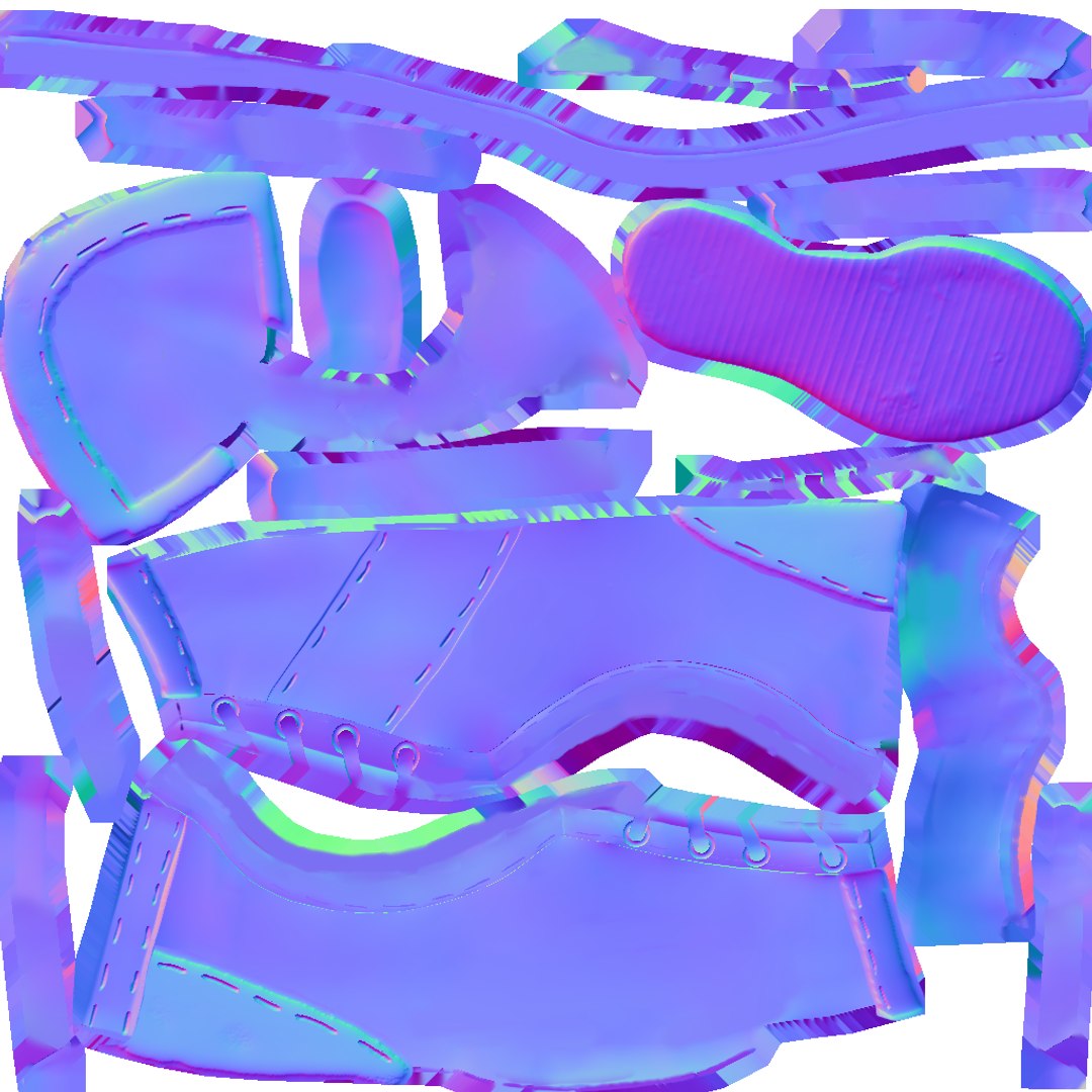 3d model modeled shoe