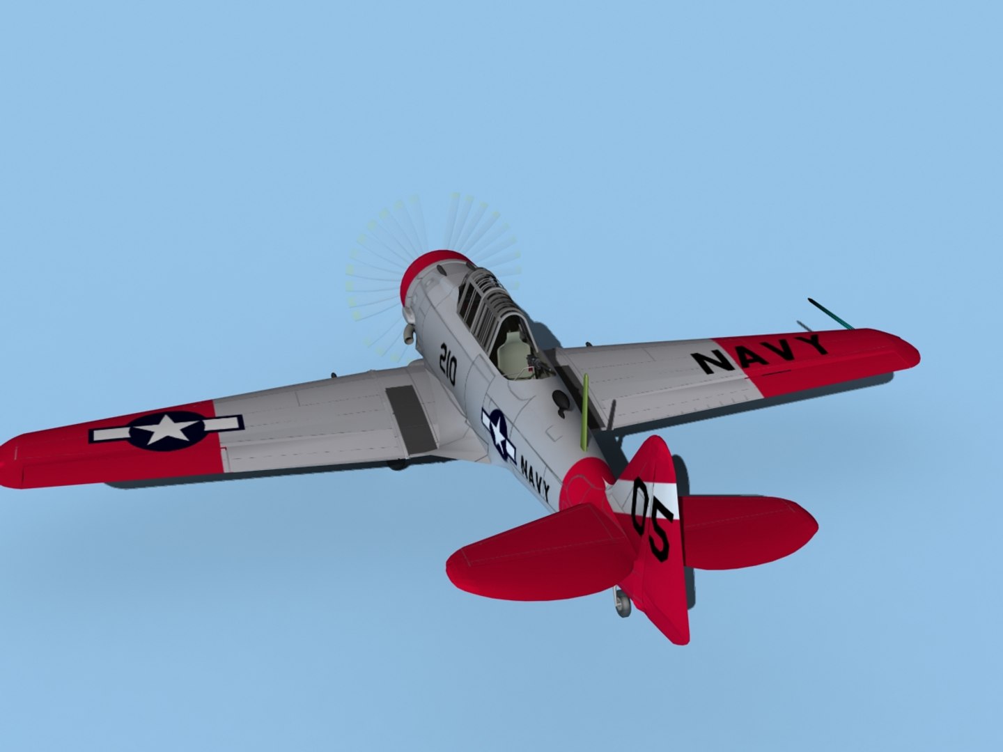 Snj Harvard North American 3D - TurboSquid 1489652