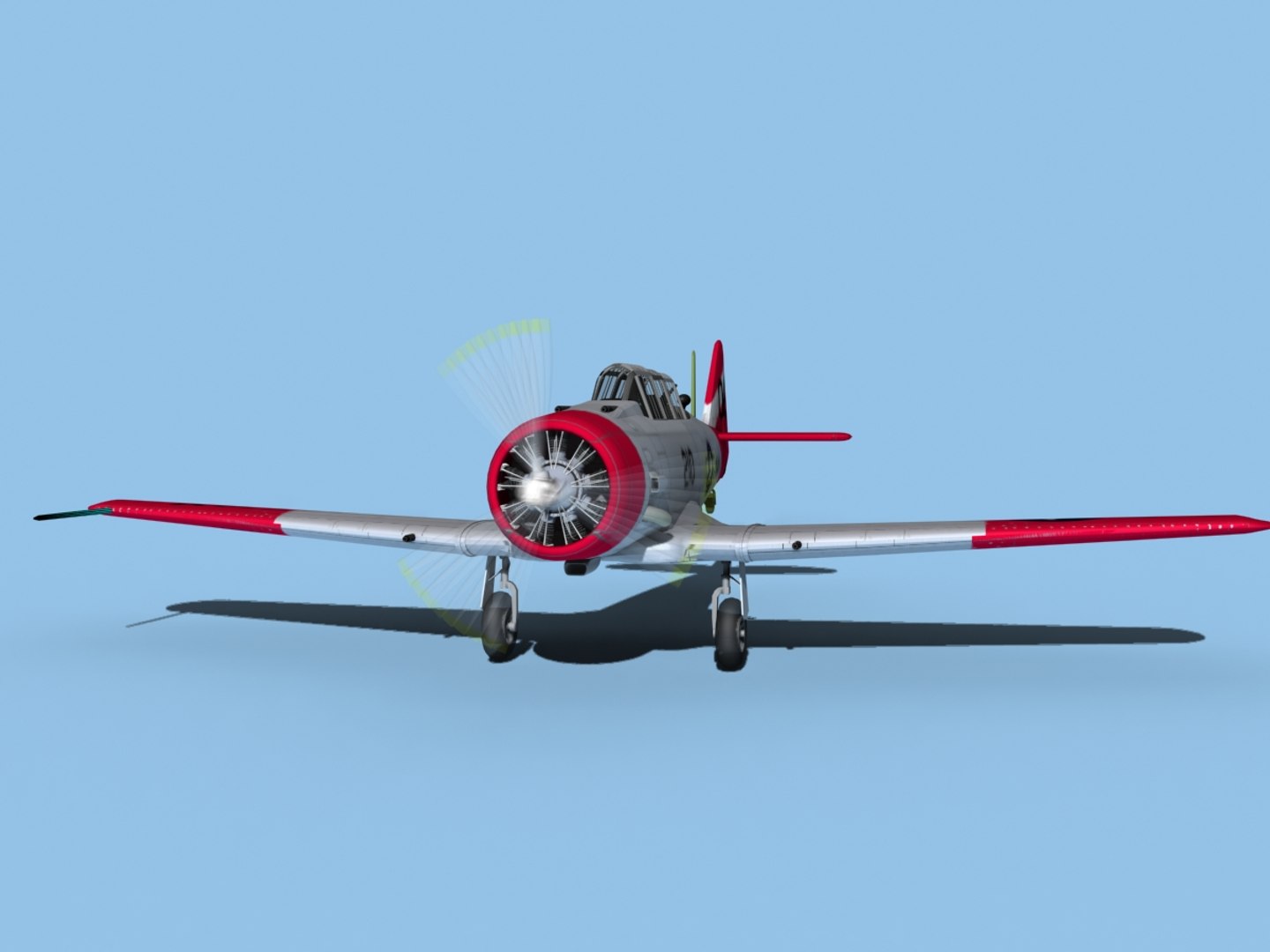 Snj Harvard North American 3D - TurboSquid 1489652
