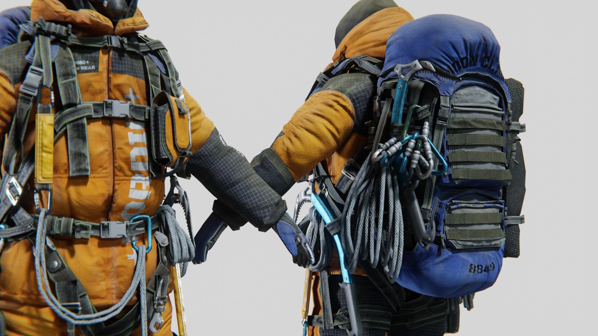3D Explorer Mountain Climber Rigged - TurboSquid 2057094