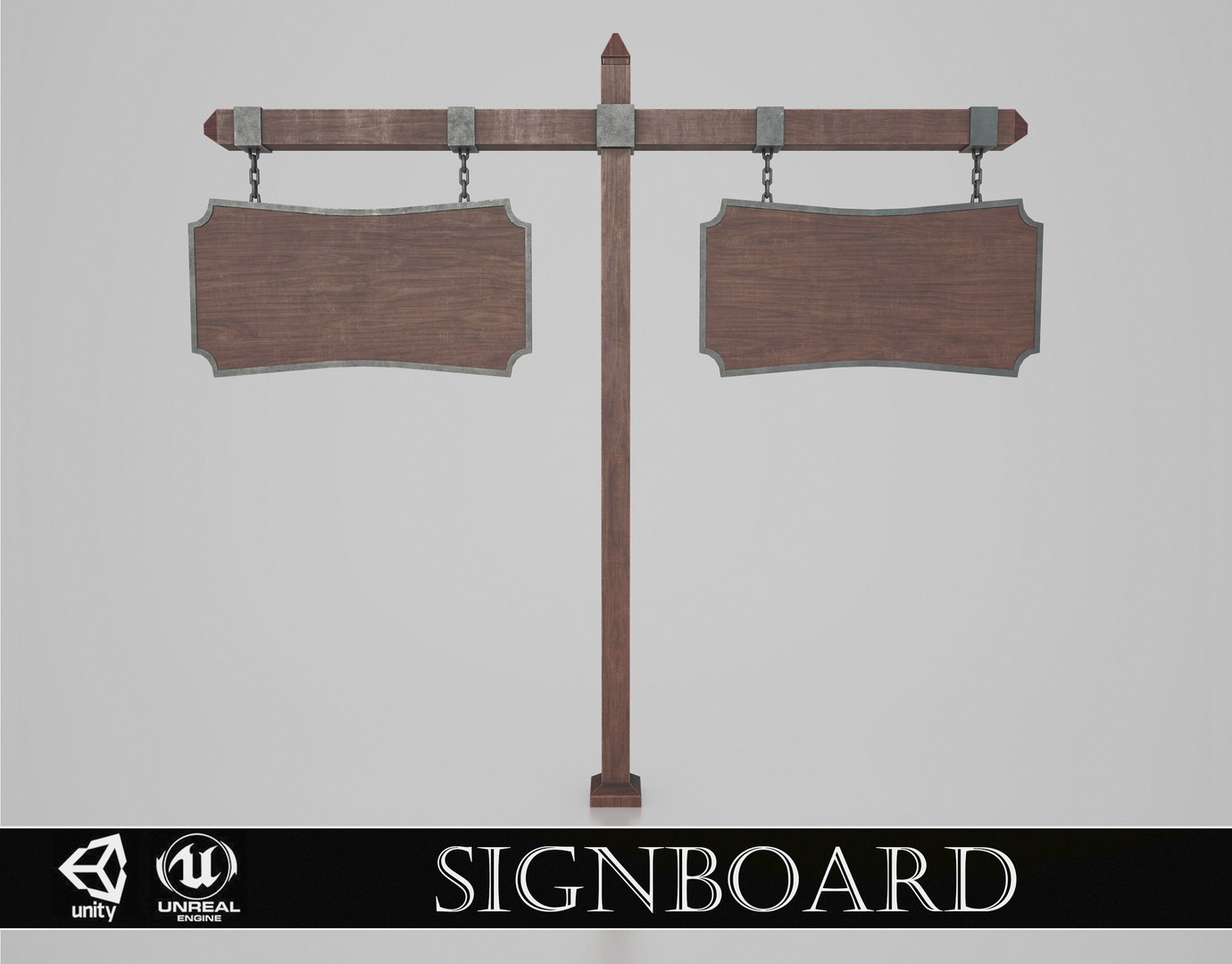 Medieval Signboard V5 Model - TurboSquid 1783043