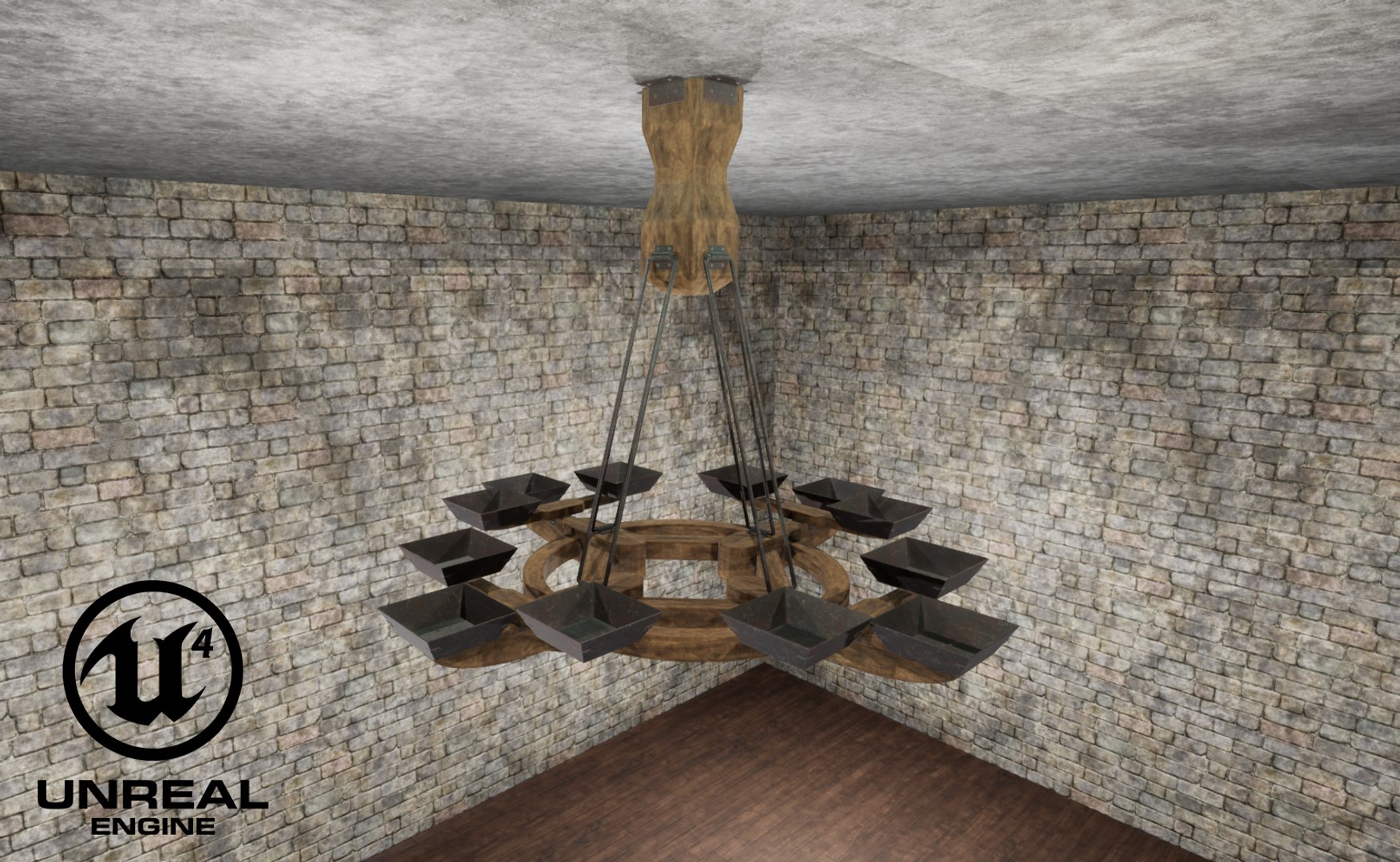 3D Chandelier Model - TurboSquid 2005049