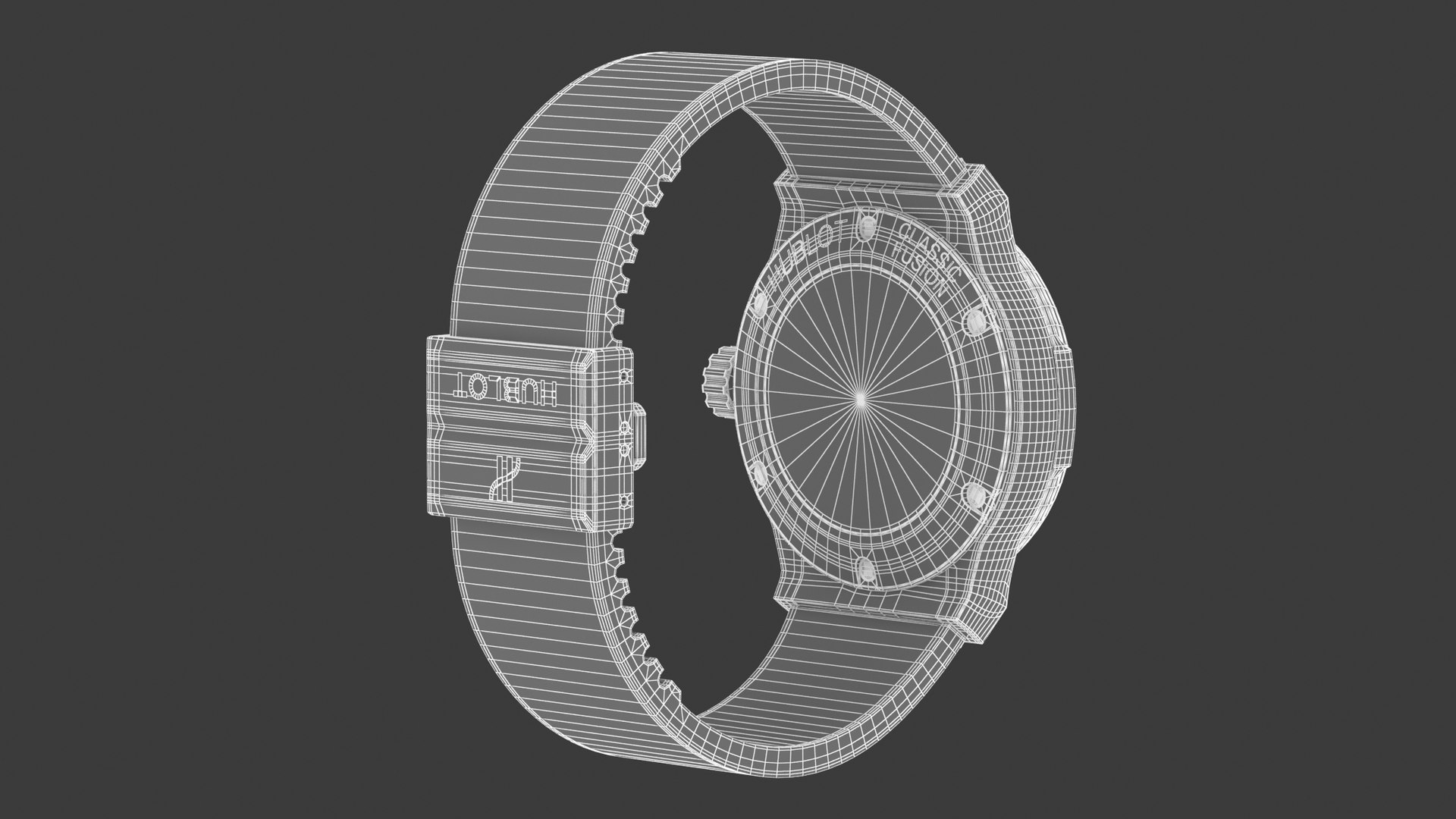 3D Hublot Classic Fusion Original Titanium 42mm Model - TurboSquid 2292684