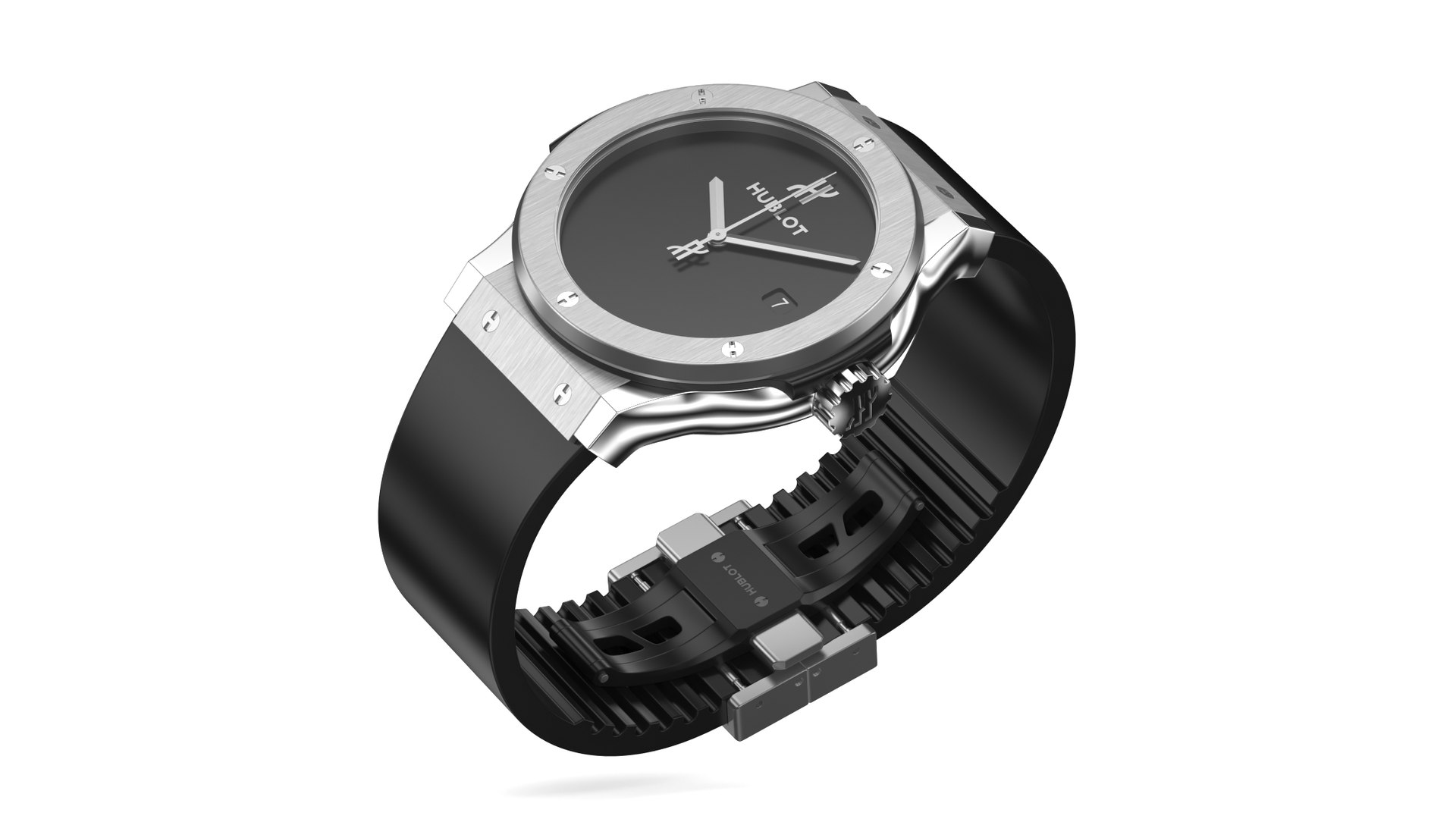 3D Hublot Classic Fusion Original Titanium 42mm Model - TurboSquid 2292684
