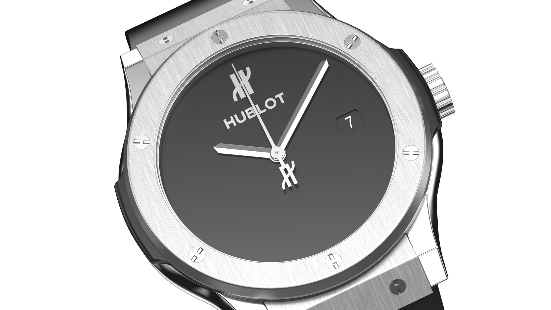 3D Hublot Classic Fusion Original Titanium 42mm Model - TurboSquid 2292684