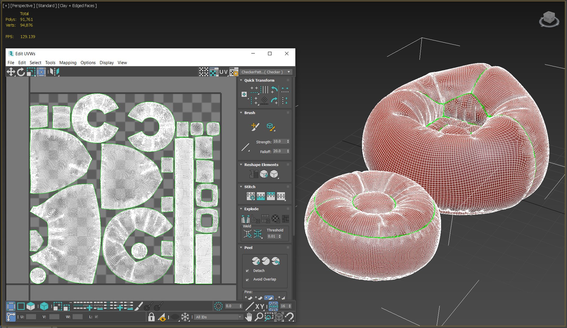 3D Inflatable Furniture Model - TurboSquid 1865076