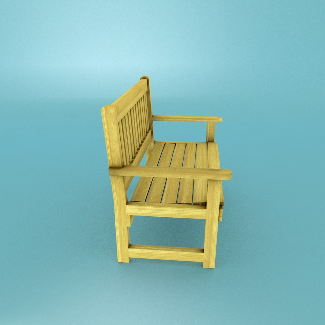 3d bench model