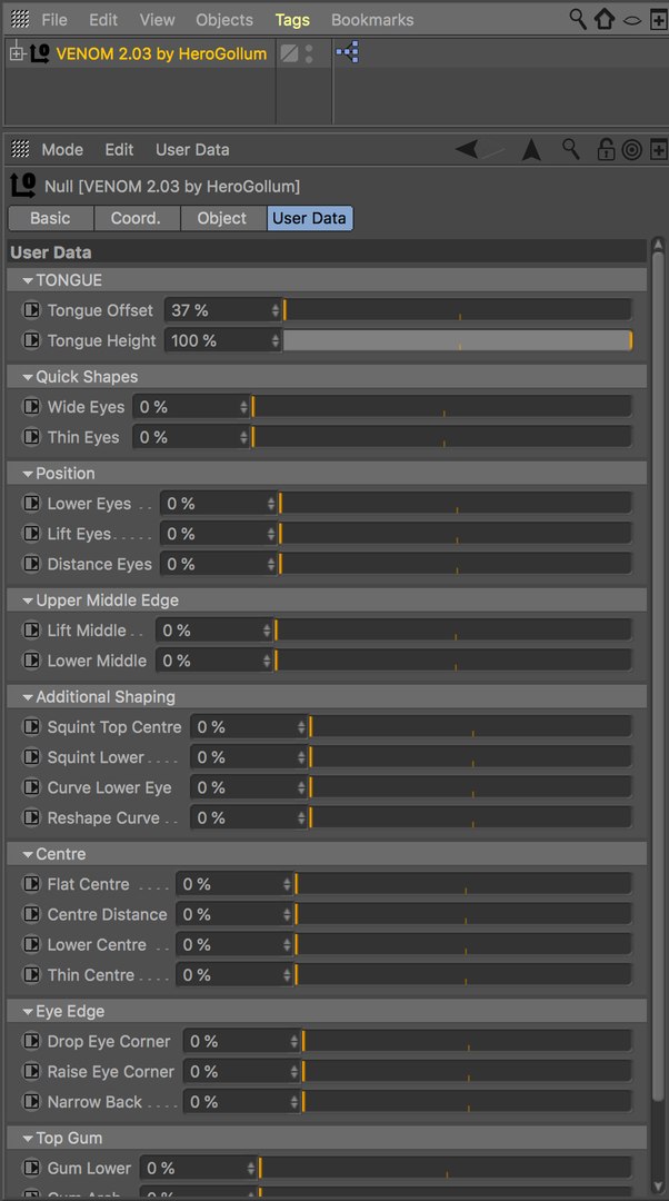Venom Rig 3D Model - TurboSquid 1477963
